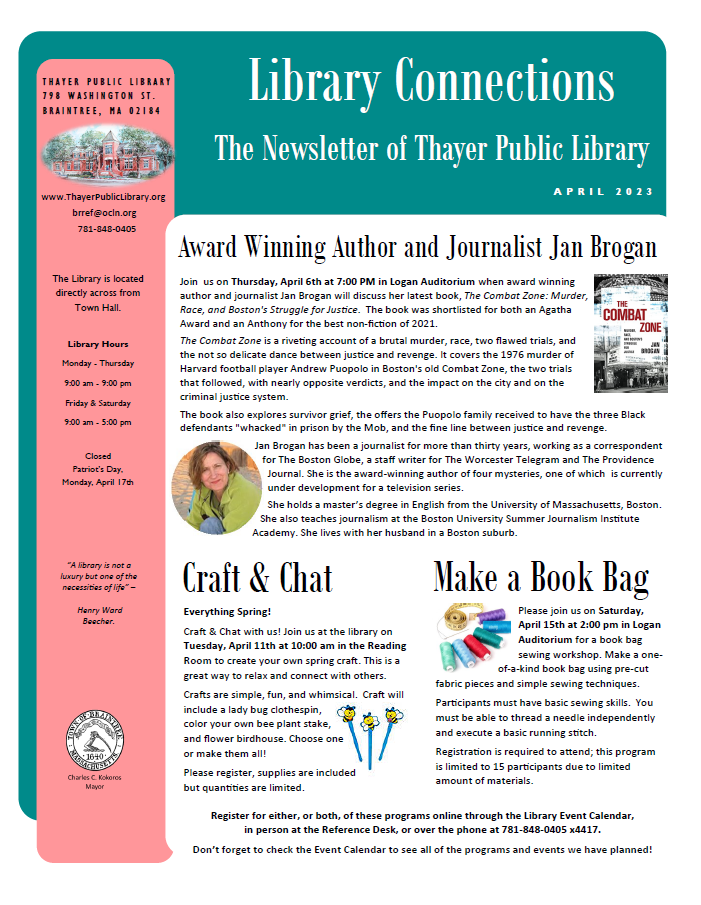 Community Bulletin Board - Thayer Public Library